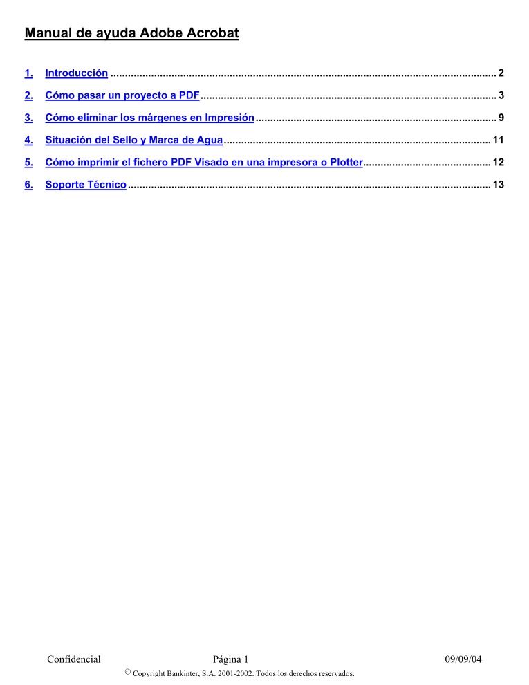 PDF de programación - Manual de ayuda Adobe Acrobat