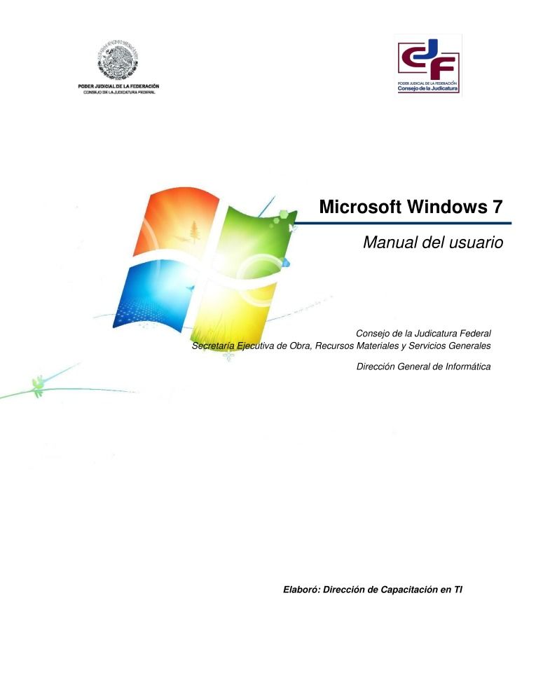 PDF de programación - Microsoft Windows 7 Manual del usuario