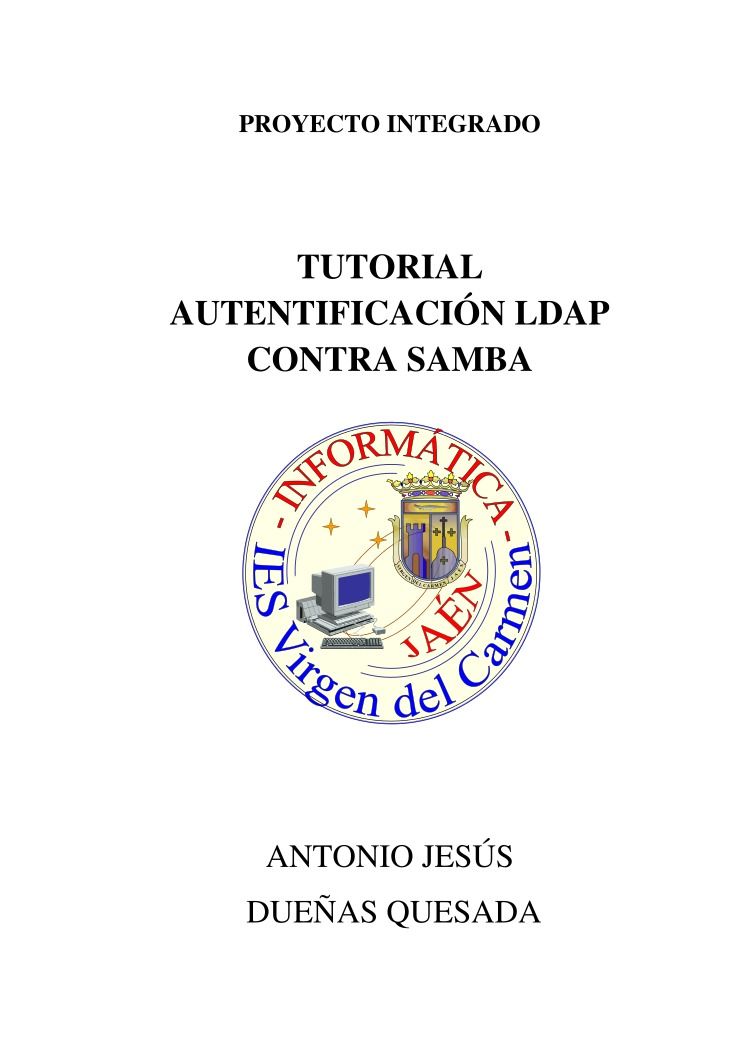 PDF de programación - Tutorial autenticación LDAP contra Samba
