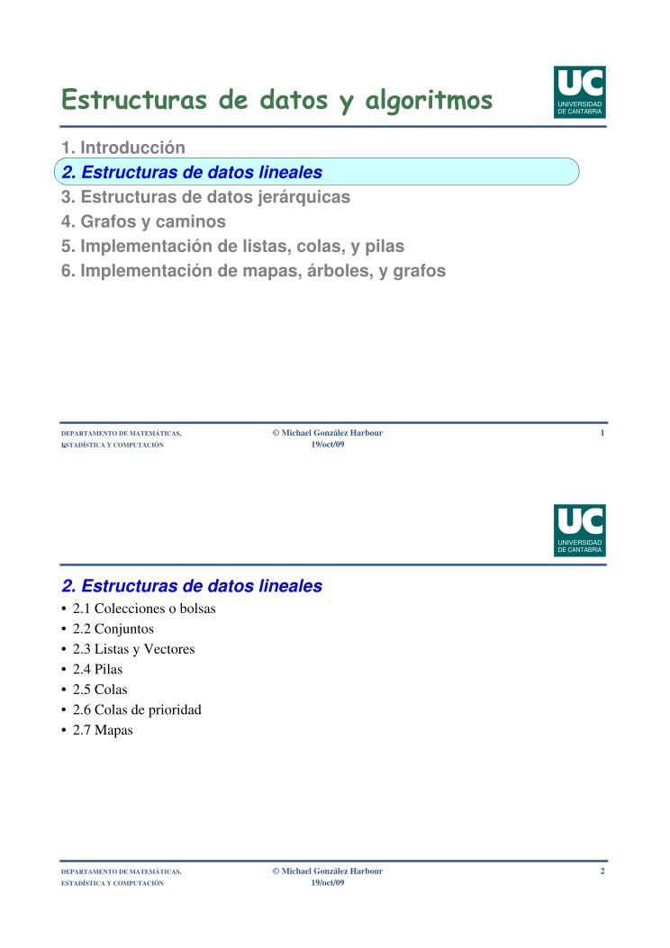 PDF de programación - Estructuras de datos y algoritmos 2. Estructuras ... PDF de programación - Estructuras de datos y algoritmos 2. Estructuras ...