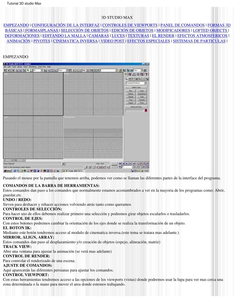 PDF de programación - Tutorial 3D studio Max