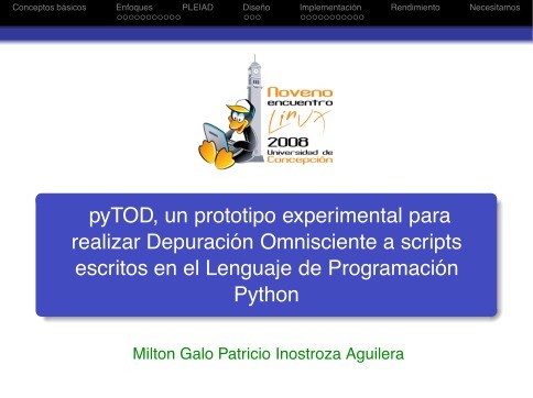 PDF de programación - pyTOD, un prototipo experimental para realizar Depuración Omnisciente a ...