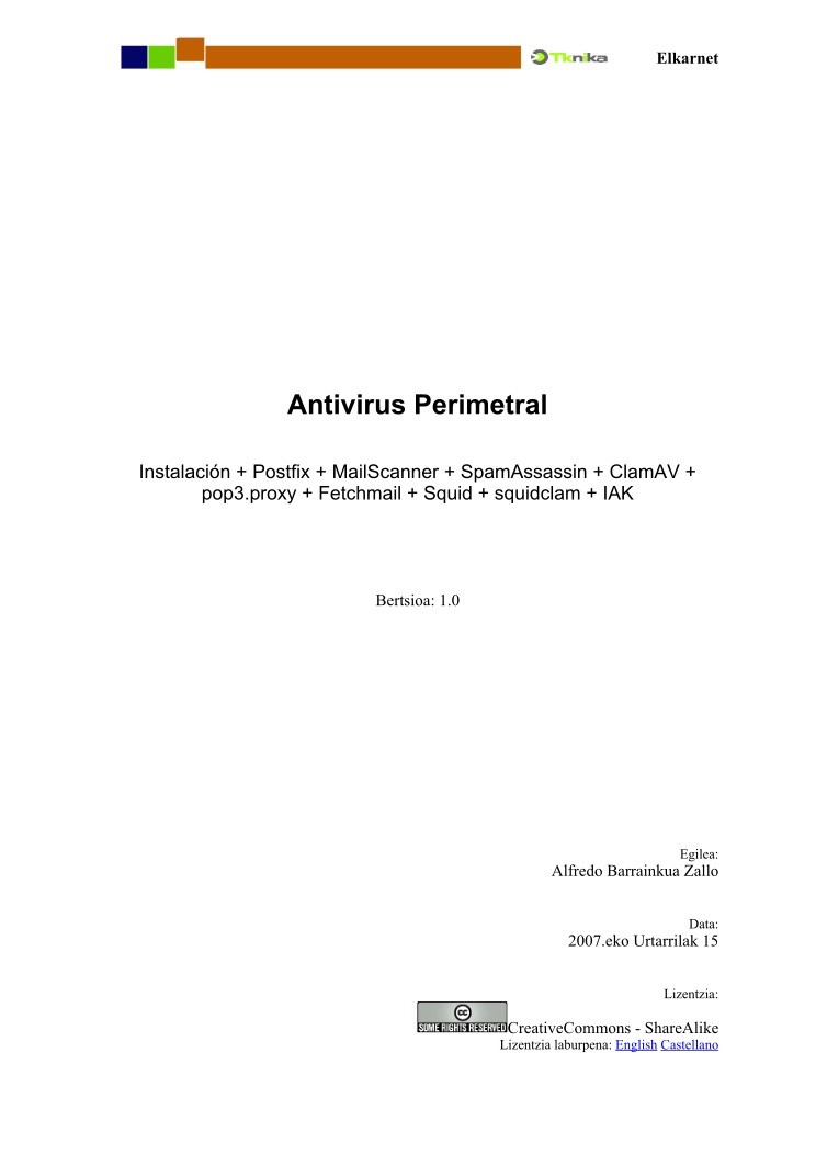 PDF de programación - Antivirus Perimetral
