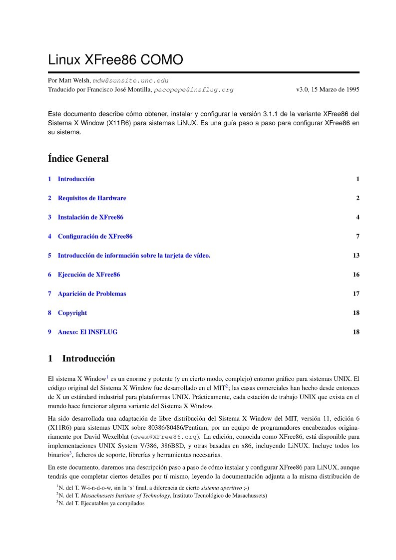 PDF de programación - Linux XFree86 Como