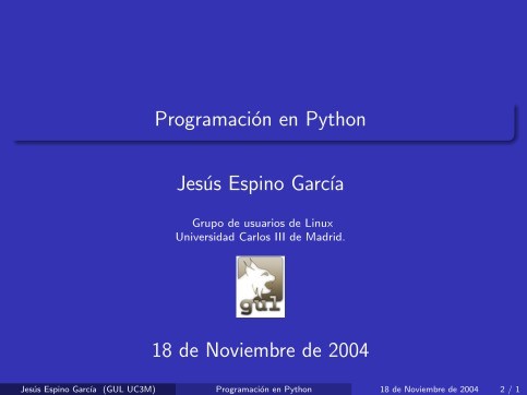 PDF de programación - Programación en Python