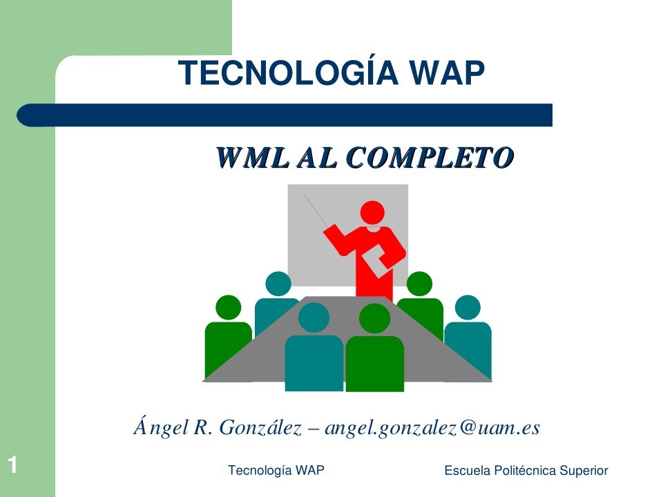 PDF de programación - TECNOLOGÍA WAP - WML AL COMPLETO