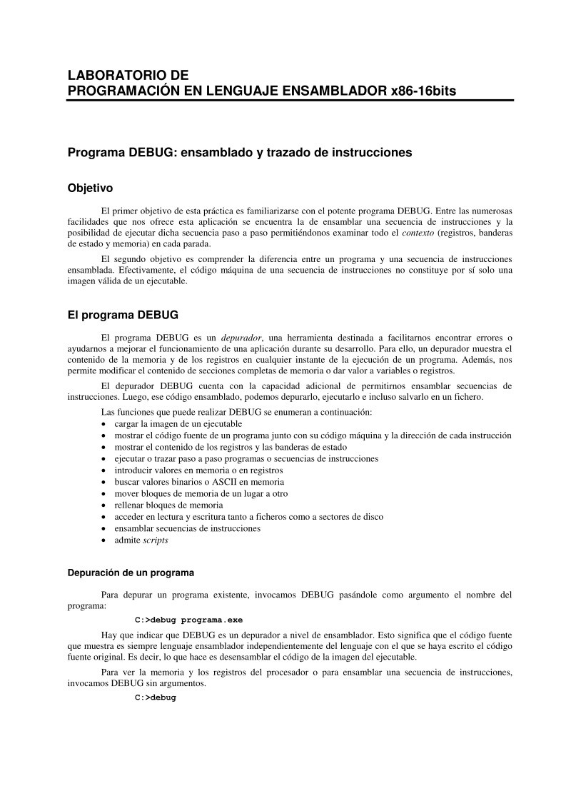 PDF de programación - LABORATORIO DE PROGRAMACIÓN EN LENGUAJE ...