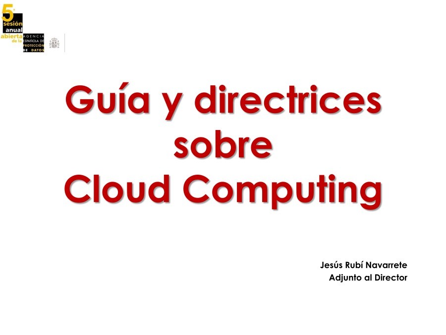 PDF de programación - Guía y directrices sobre Cloud Computing
