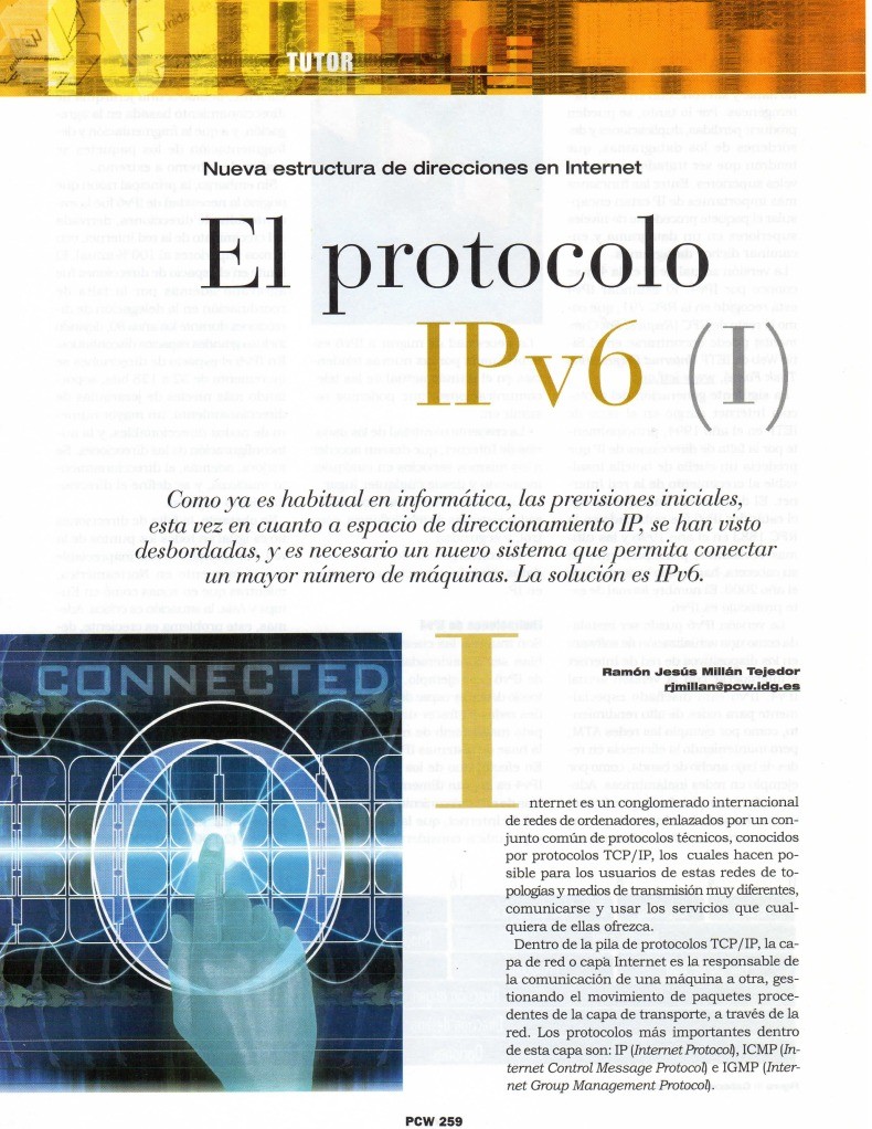 PDF de programación - El protocolo IPv6 (I)