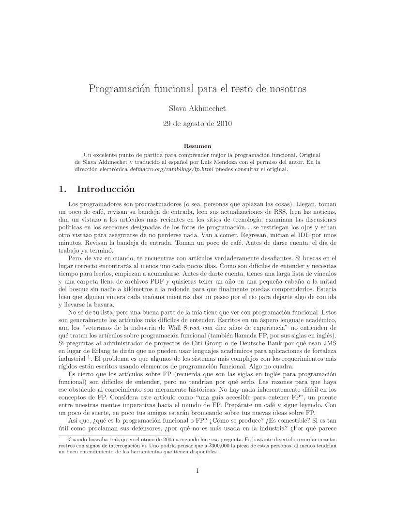 PDF de programación - Programación funcional para el resto de nosotros