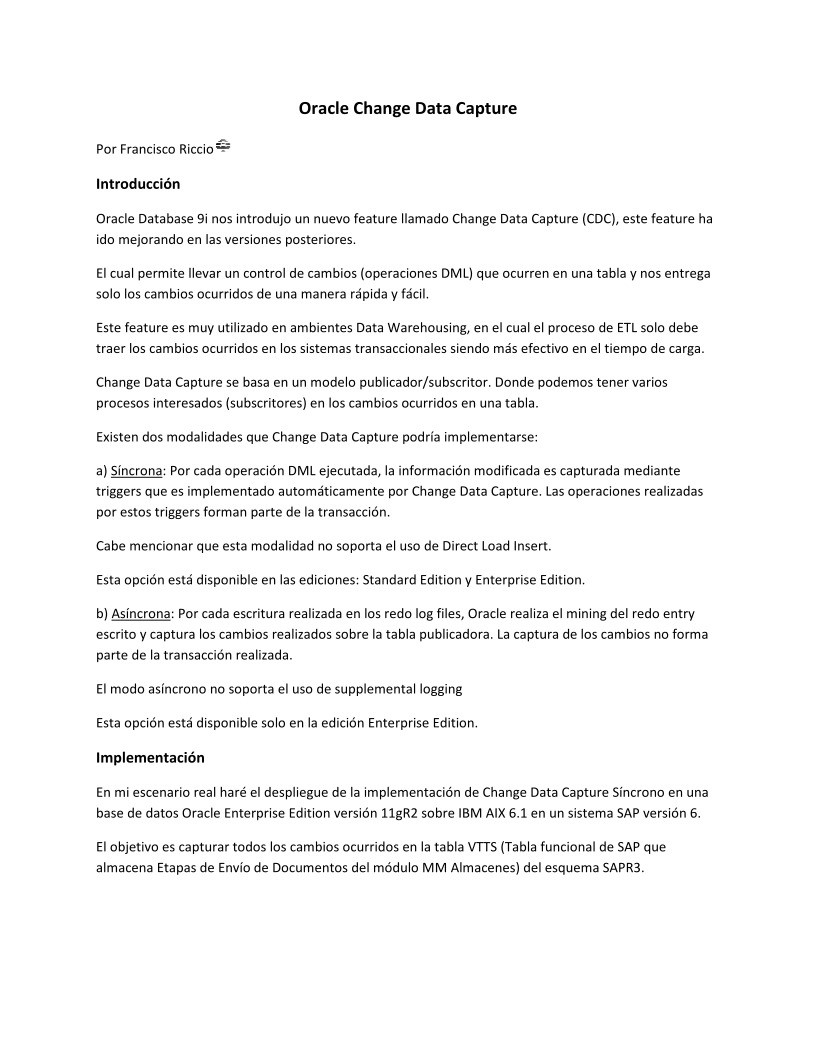 PDF de programación - Oracle Change Data Capture