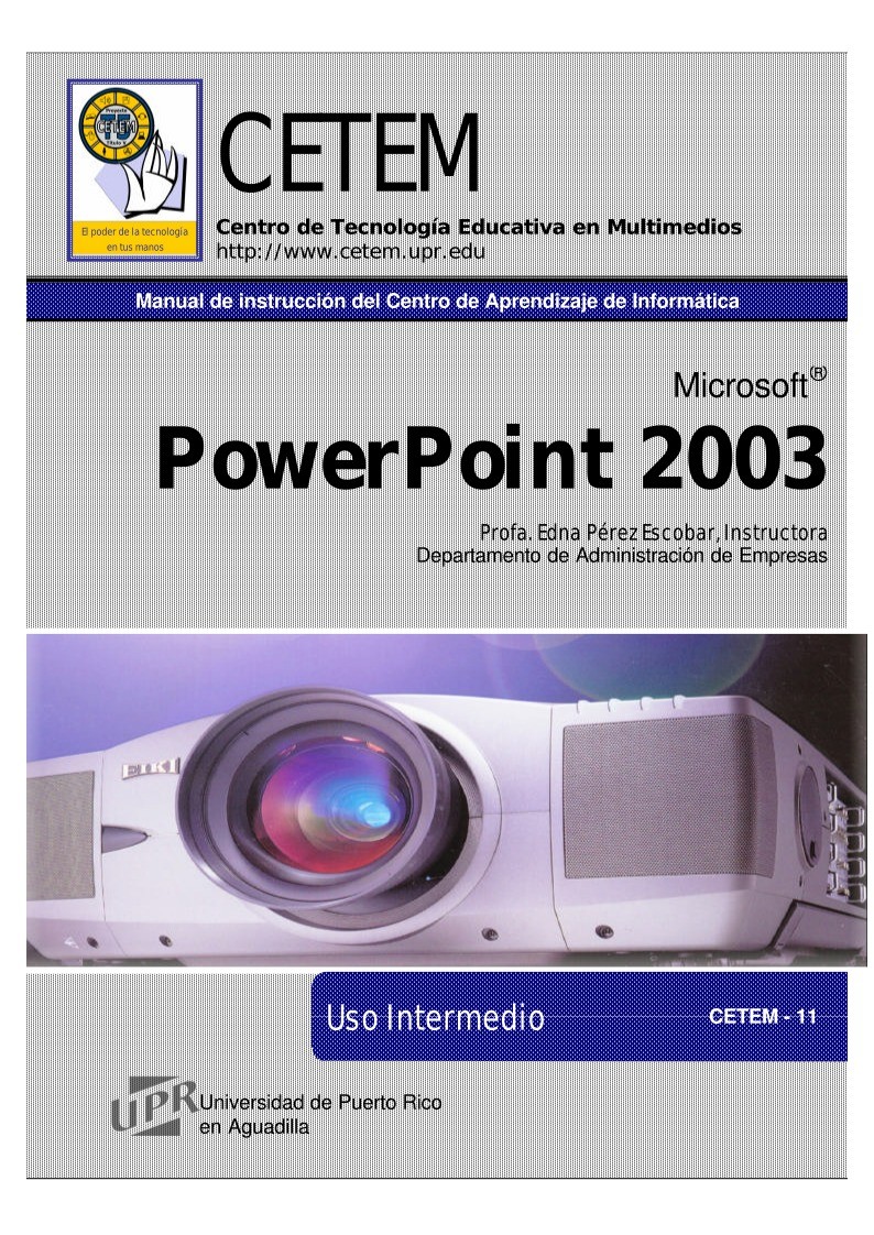 PDF de programación - Power Point 2003 Uso intermedio