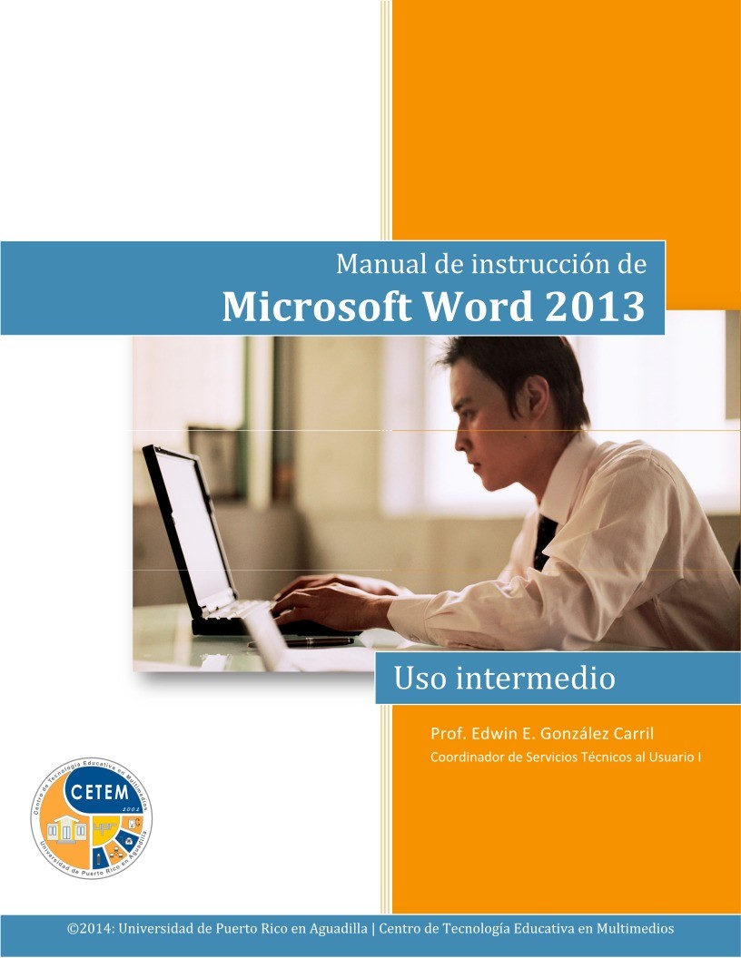 PDF de programación - Word 2013 Uso intermedio