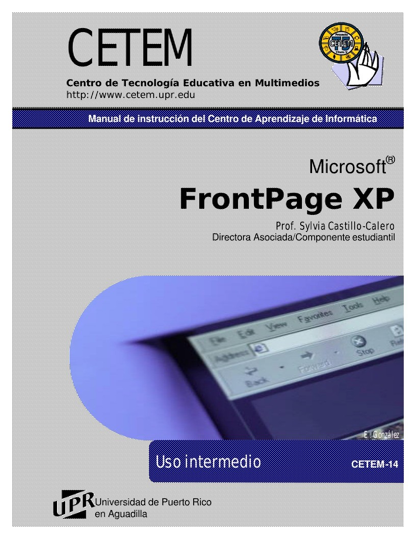PDF de programación - FrontPage XP Uso intermedio
