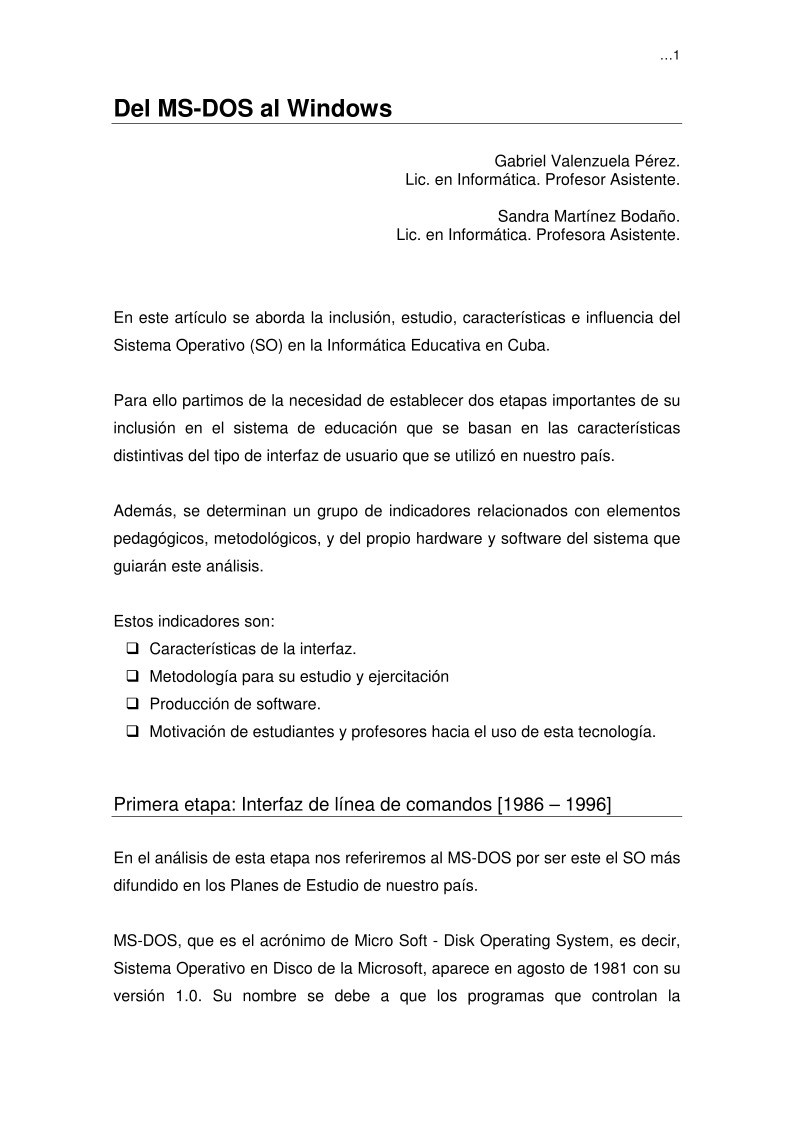 PDF de programación - Del MS-DOS al Windows