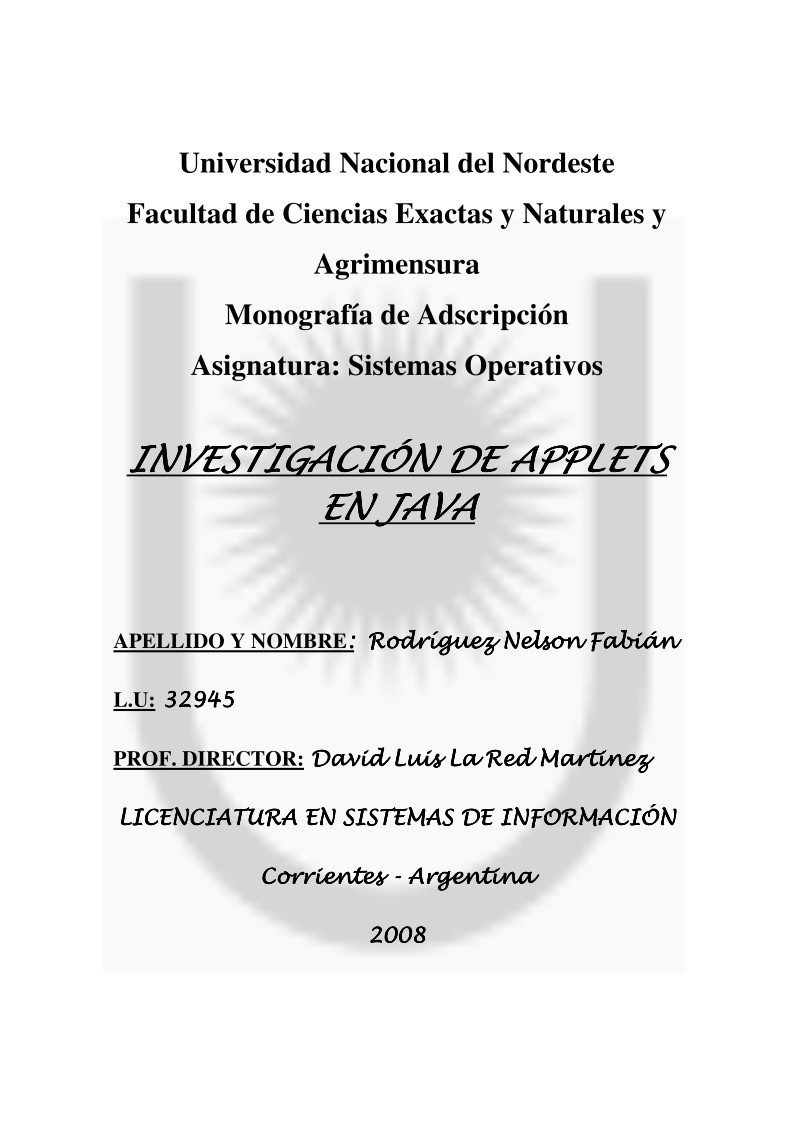 PDF de programación - INVESTIGACIÓN DE APPLETS EN JAVA