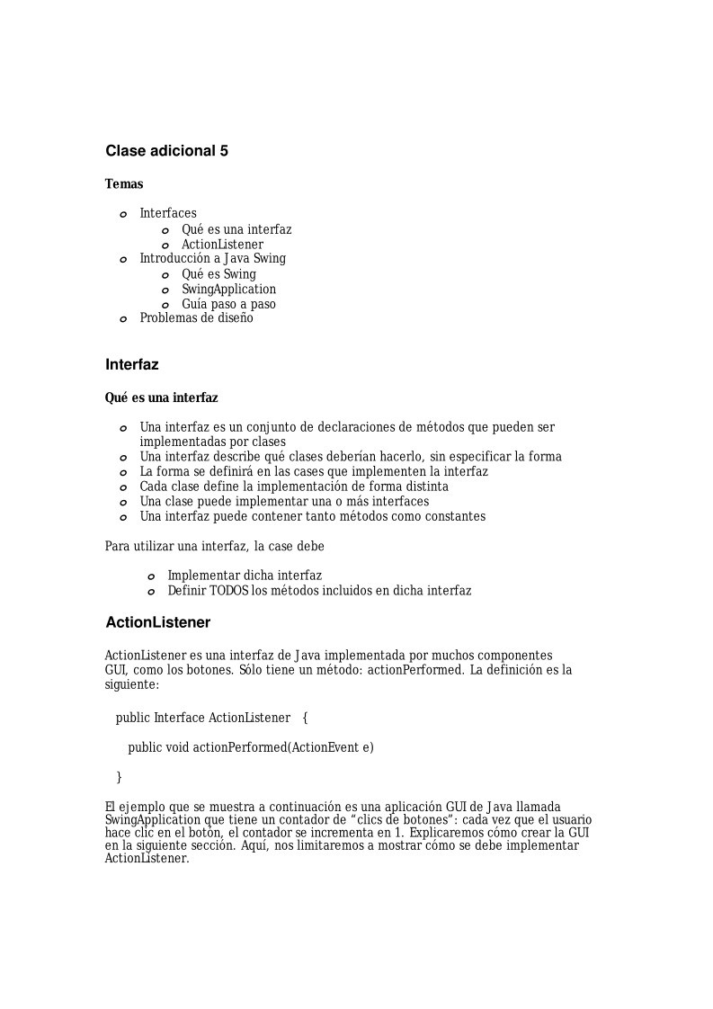 PDF de programación - Clase adicional 5 PDF de programación - Clase adicional 5