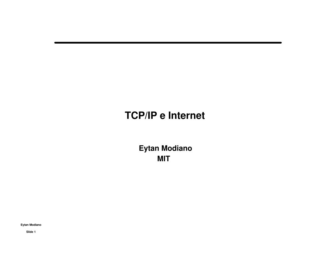 PDF de programación - Clase 22 - TCP/IP e Internet
