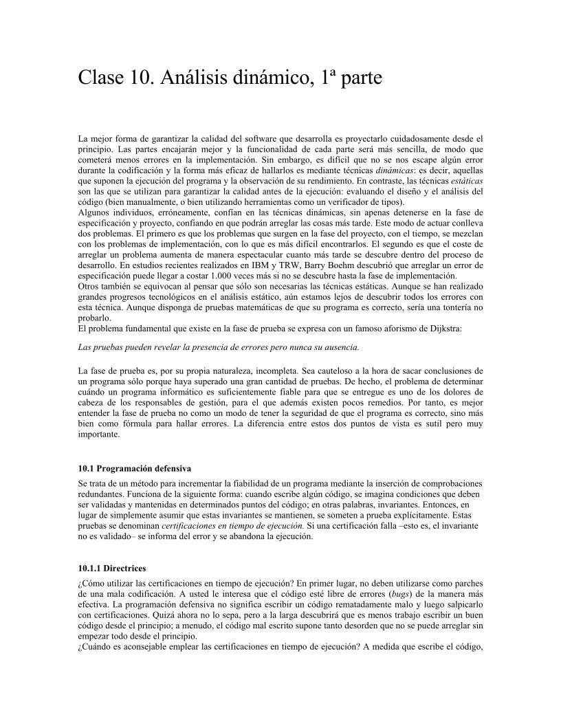 PDF de programación - Clase 10. Análisis dinámico, 1ª parte