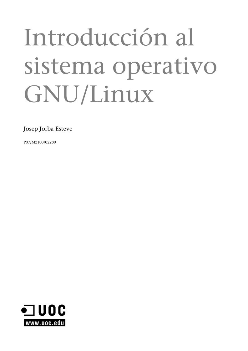 PDF de programación - Introducción al sistema operativo GNU/Linux