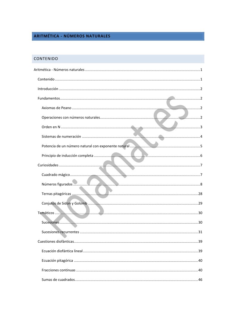 Pdf De Programación Aritmética Números Naturales