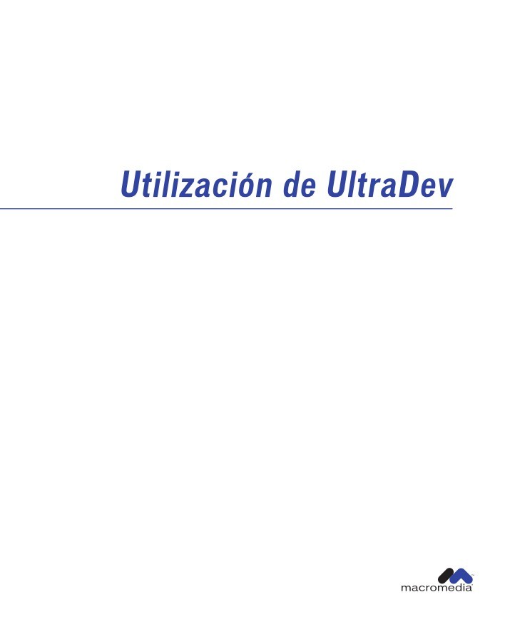 PDF de programación - utilización de UltraDev