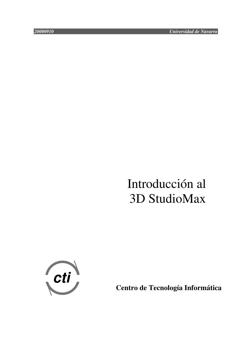 PDF de programación - Introducción al 3D StudioMax