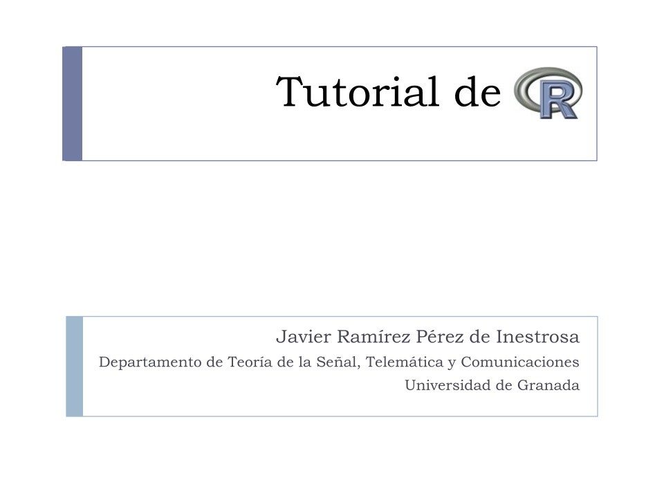 PDF de programación - Tutorial de R