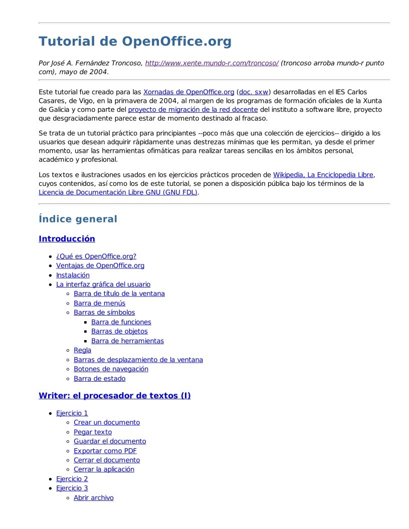 PDF de programación - Tutorial de OpenOffice.org