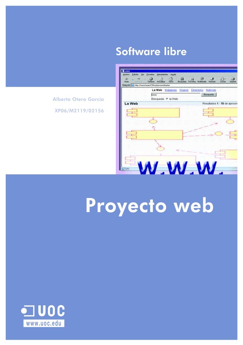 PDF de programación - Software libre - Proyecto web