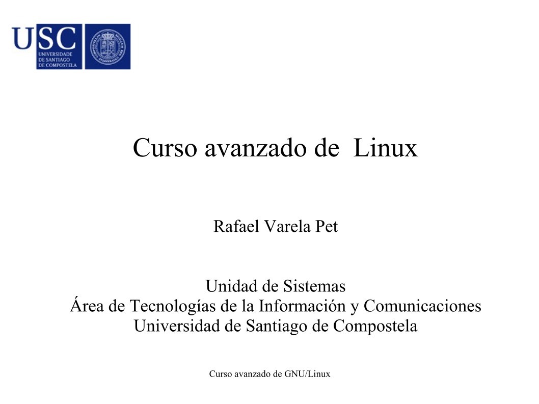 PDF de programación - Curso avanzado de Linux - Autentificación. PAM.