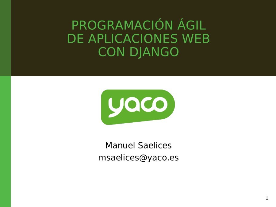Pdf De Programación ProgramaciÓn Ágil De Aplicaciones Web Con Django