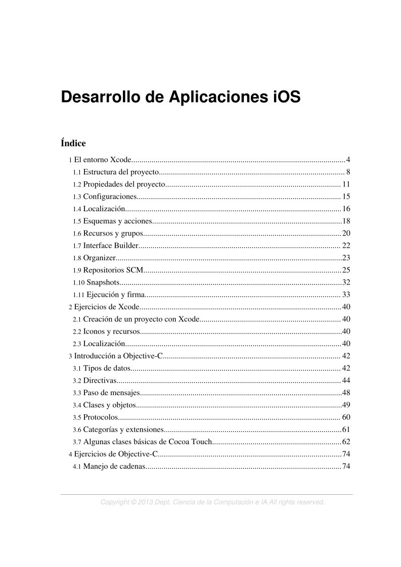 PDF de programación - Desarrollo de aplicaciones iOS