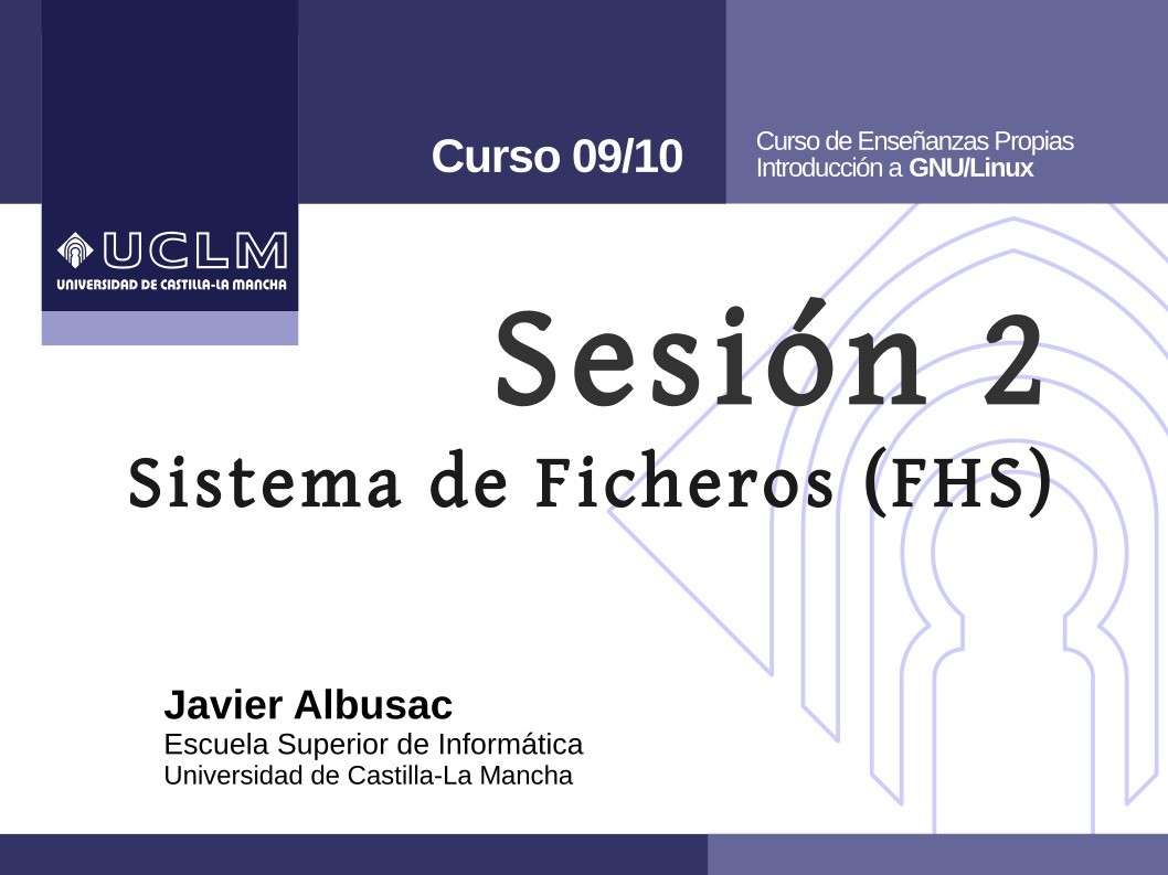 PDF de programación - Sesión 2 - Sistema de Ficheros (FHS)