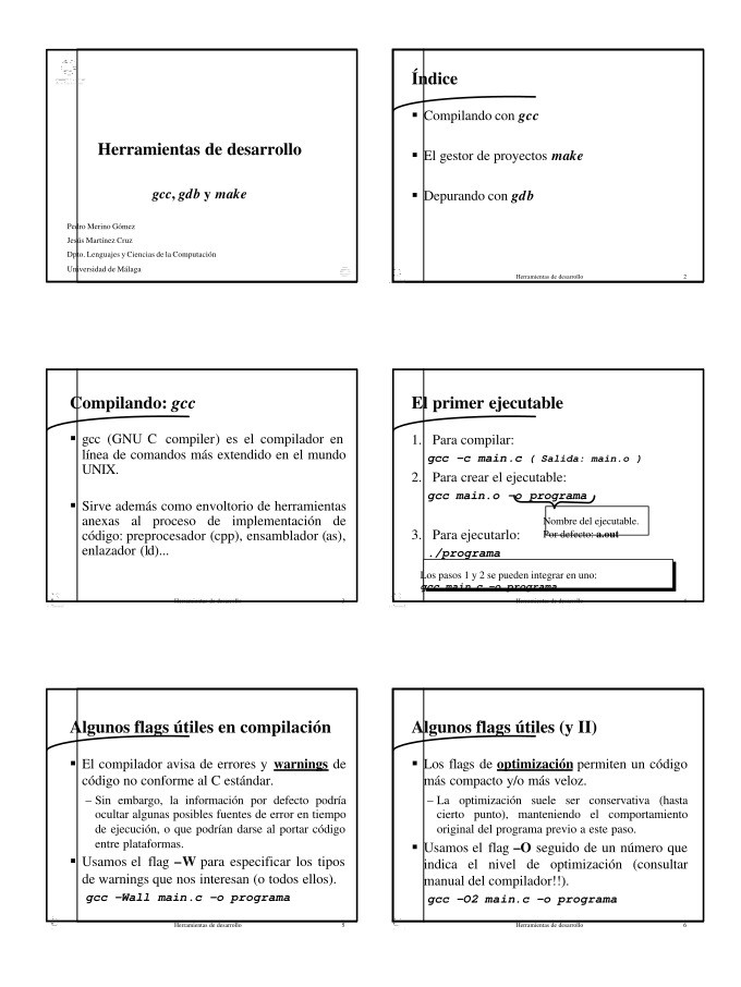 PDF de programación - Herramientas de desarrollo