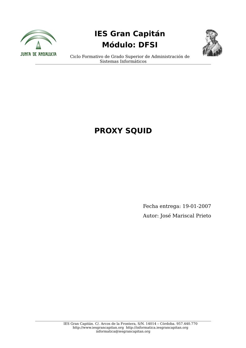 PDF de programación - Proxy SQUID