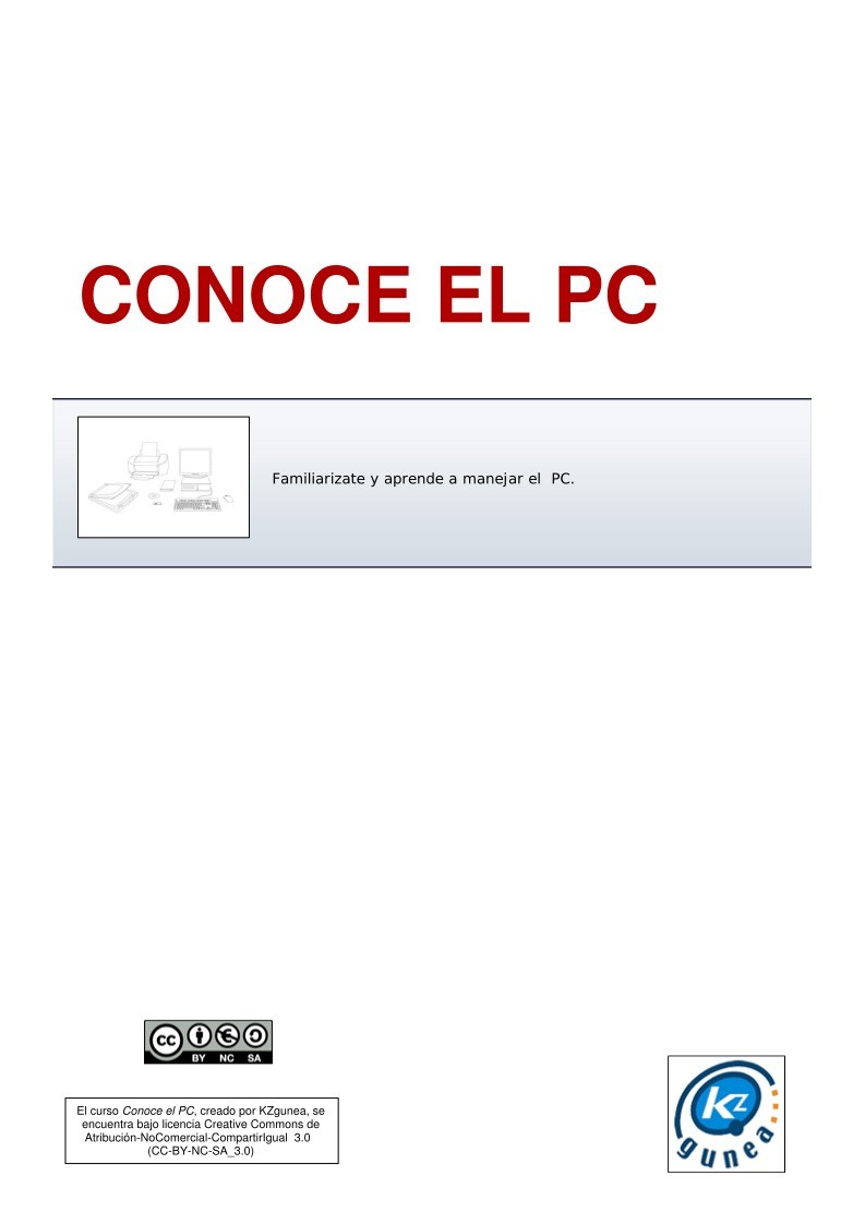 PDF de programación - Conoce El PC - Familiarizate y aprende a manejar ...