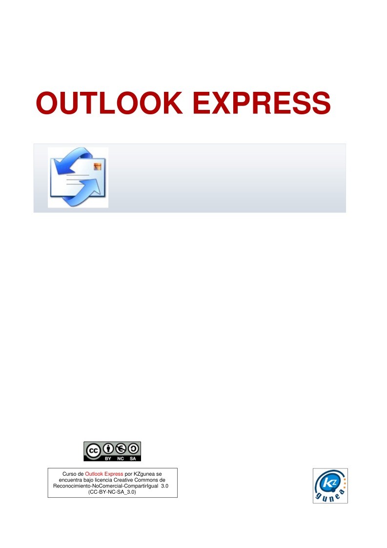 PDF de programación - Outlook Express