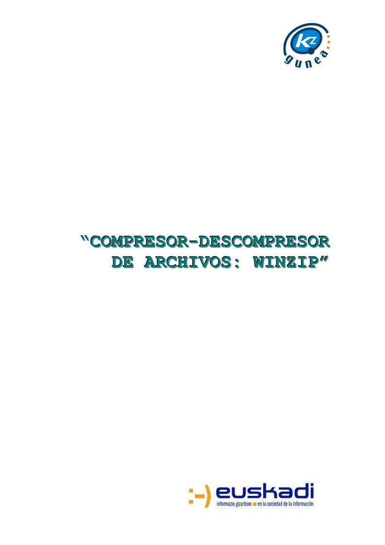 PDF de programación - Compresor-Descompresor de archivos: WinZip