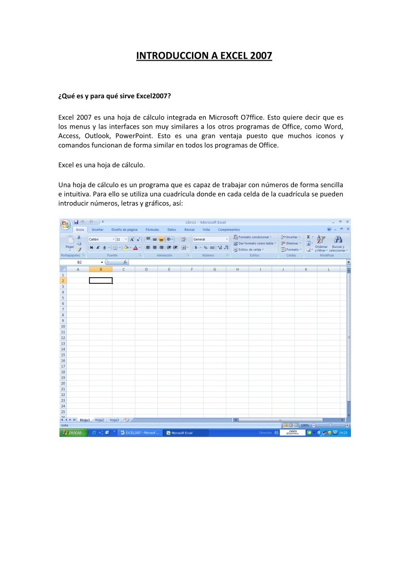 PDF de programación - Introducción a Excel 2007