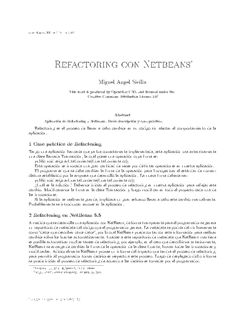 PDF de programación - Refactoring con NetBeans