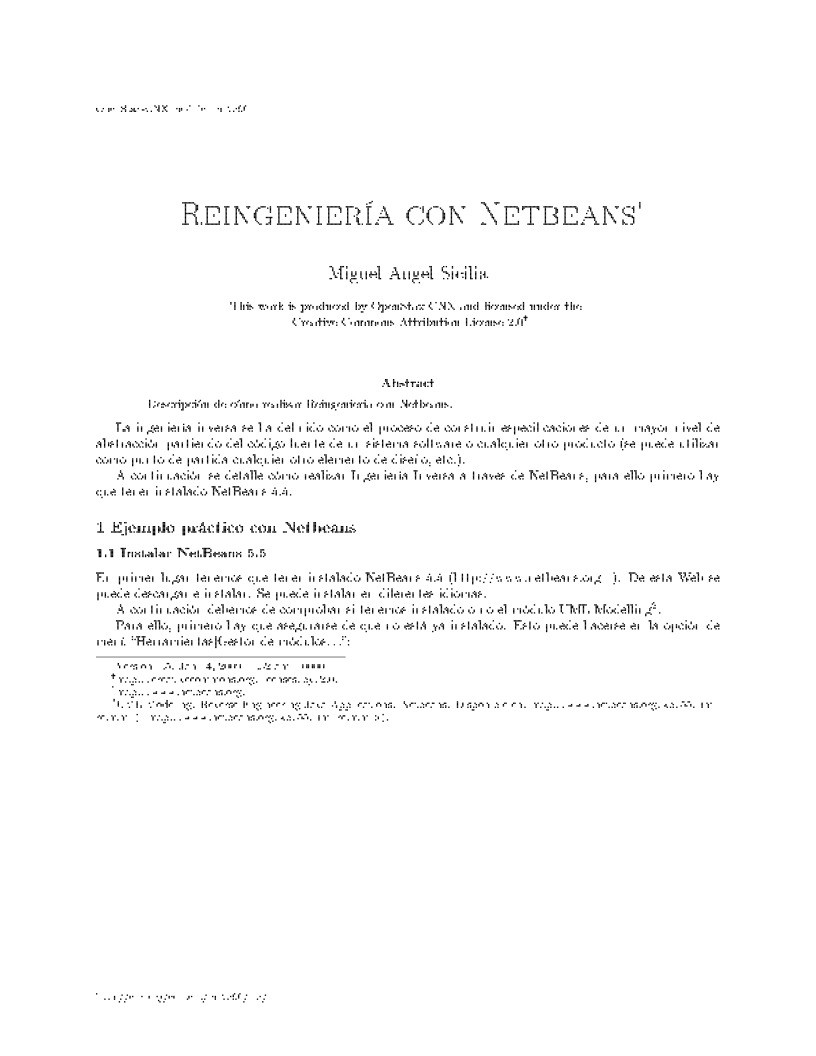 PDF de programación - Reingeniería con NetBeans