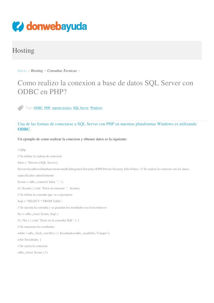 PDF de programación - Como realizo la conexion a base de datos SQL ...