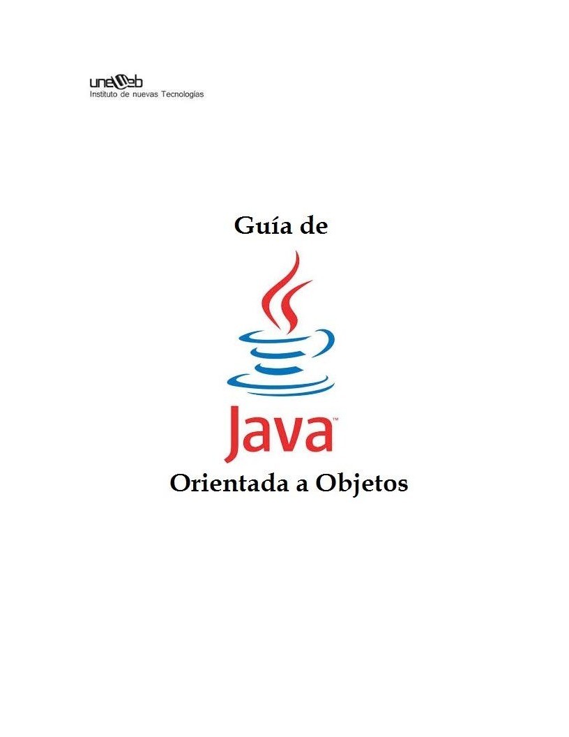 PDF de programación - Java Orientado a Objetos