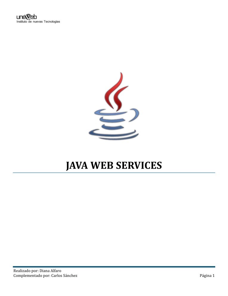 PDF de programación - Java Web Services