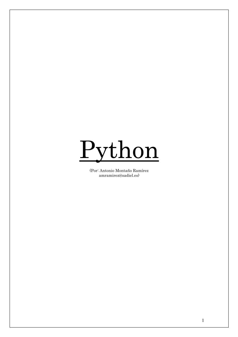 PDF de programación - Python