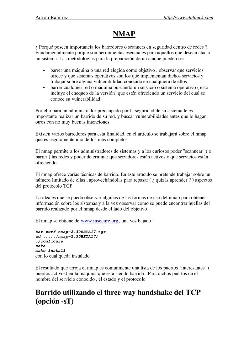 PDF de programación - NMAP