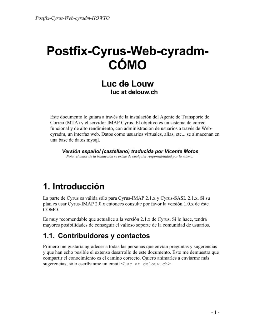 PDF de programación - Postfix-Cyrus-Web-cyradm-CÓMO