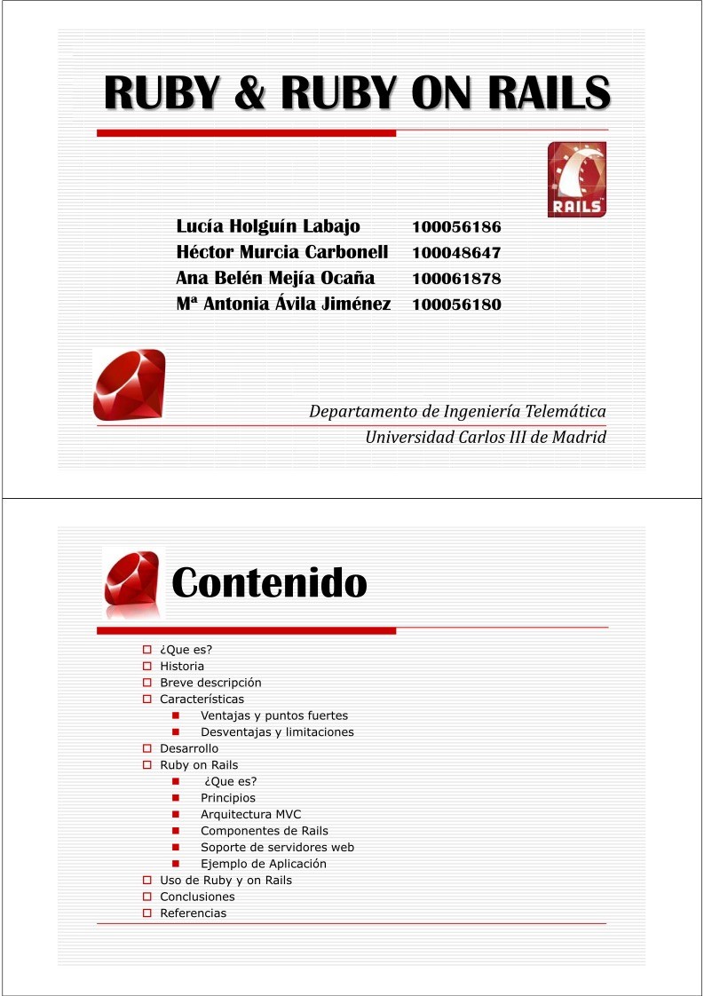 PDF de programación - Ruby & Ruby on Rails PDF de programación - Ruby & Ruby on Rails