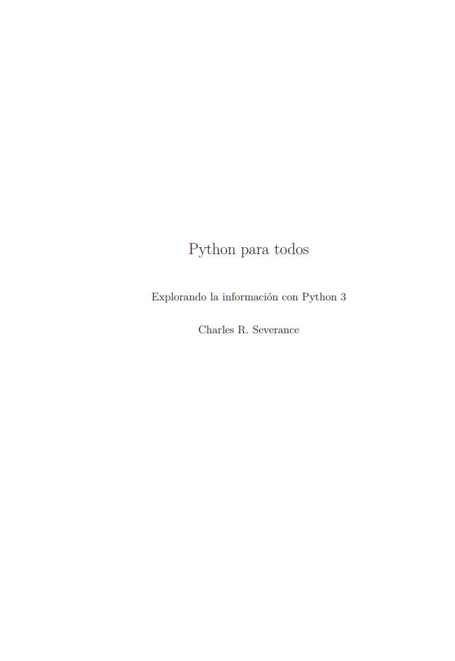 PDF de programación - Python para todos PDF de programación - Python para todos